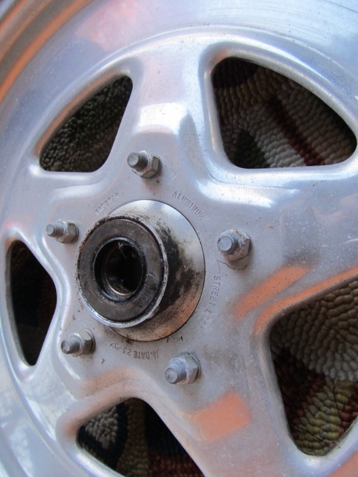 WELD Prostar 17"X2-1/2" Spindle Mount Hot Rod Gasser Dragster Front ...