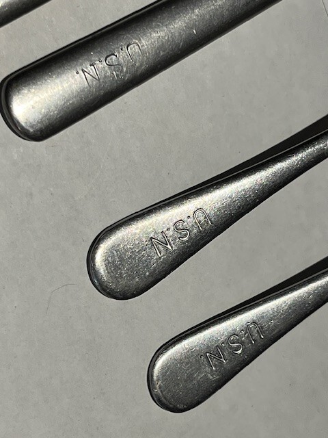 Vintage US Navy Fork(s) ~ Silco ~ Stainless Silverware USN Spoon Knife ...