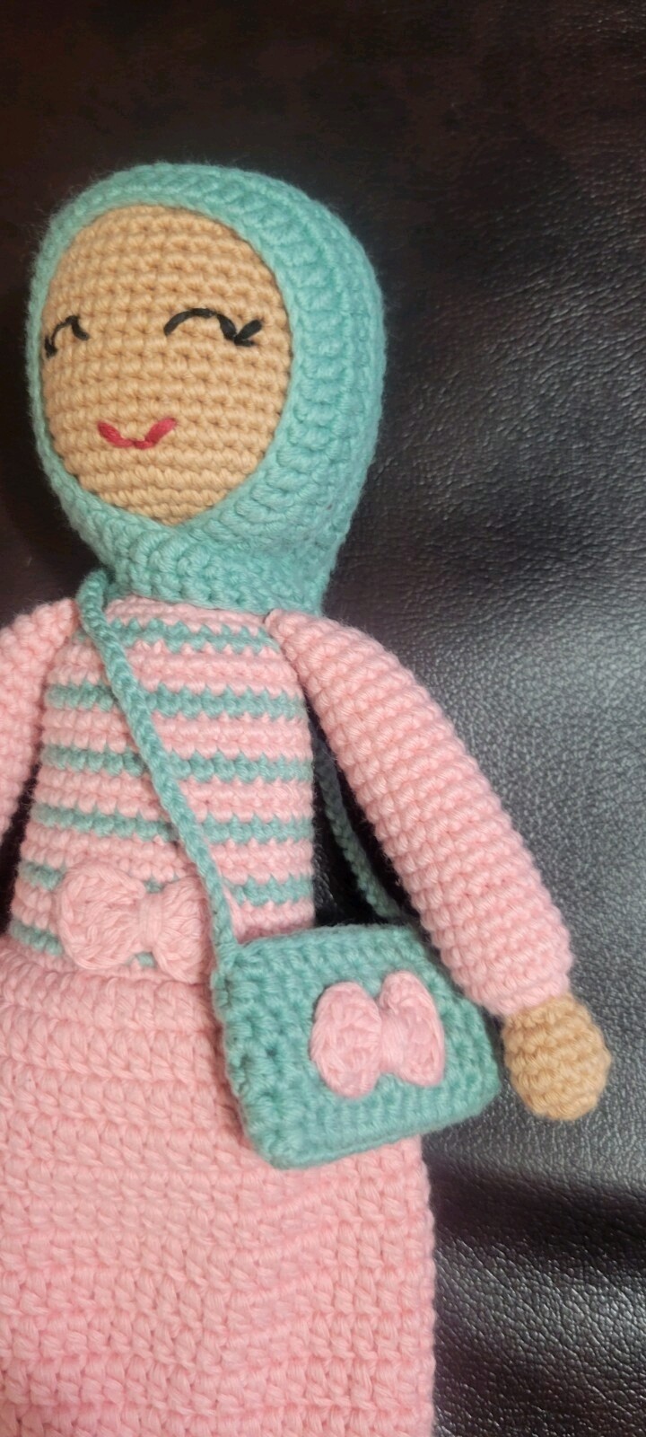 Two Islamic Veiled Crochet Doll Handmade 12 Inches Beautiful | eBay