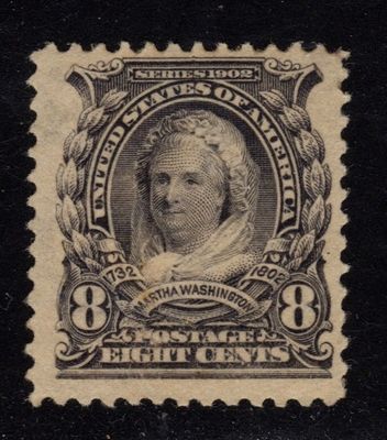 U.S. STAMP #306 --- 8c MARTHA WASHINGTON DEFINITIVE -- 1902 -- MINT | eBay