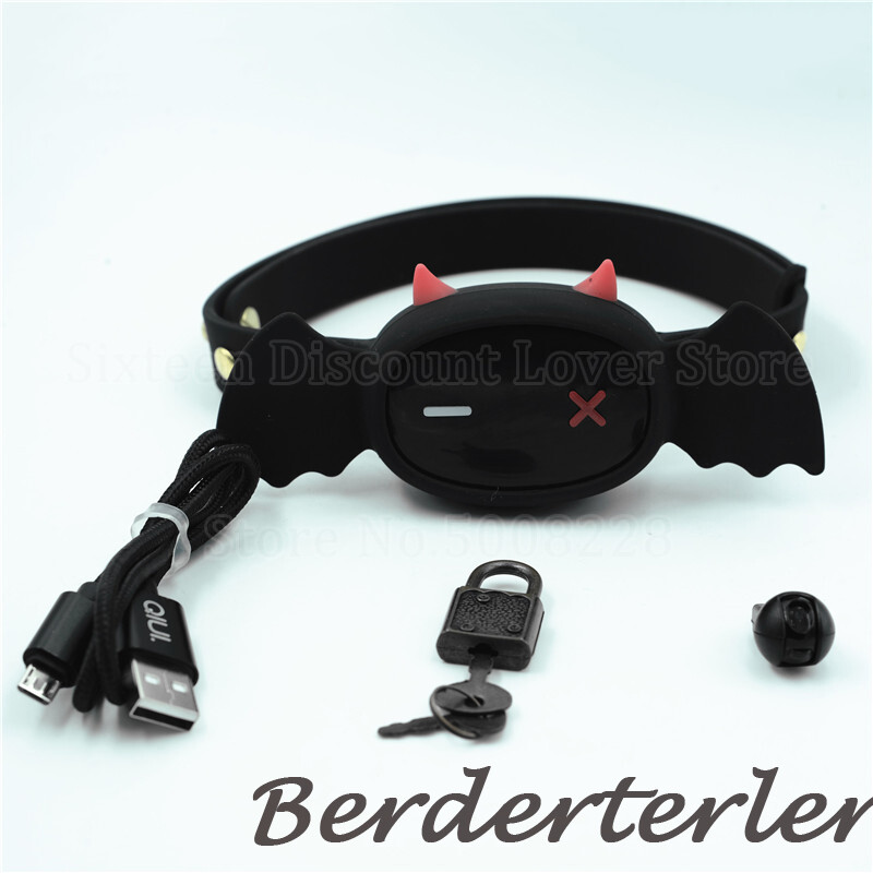 QIUI App Little Devil Collar APP Remote Control Restraint Neck Electri ...