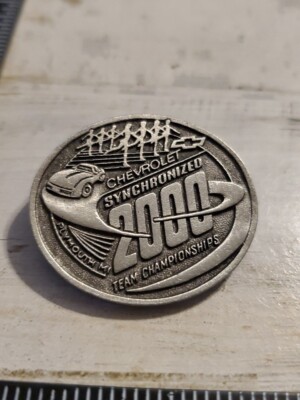 2000 Chevrolet Synchronized Team Championships Pewter Lapel Pin Limited ...