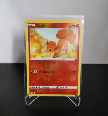 Pokemon TCG Vulpix Fusion Strike 028/264 Reverse Holo Common | eBay