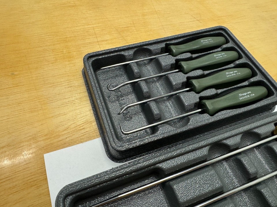 Snap-on Tools RARE Combat Colors 8pc Mini Hard Handle Short & Long Pick ...