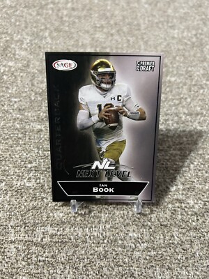 2021 SAGE Premier Draft Football NEXT LEVEL #163 Ian Book ROOKIE CARD ...