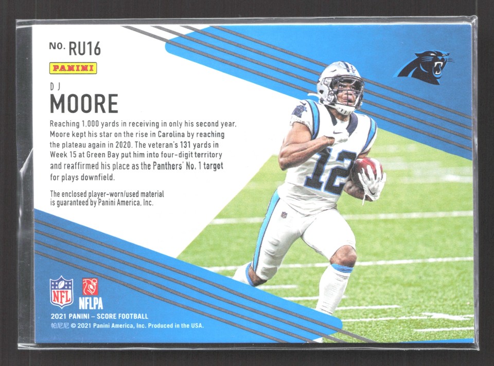 2021 Score #RU16 DJ Moore Rise Up | eBay