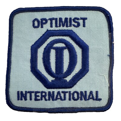 Vintage OPTIMIST INTERNATIONAL Service Club PATCH OI Logo Uniform Badge ...