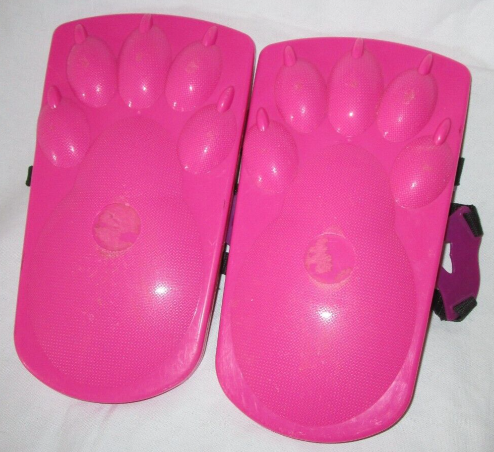 Ideal Sno Stompers Snow Shoes Animal Footprints Green 3 Three Toes for ...