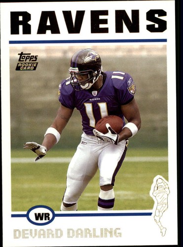 2004 Topps Collection Baltimore Ravens Football Card #344 Devard ...