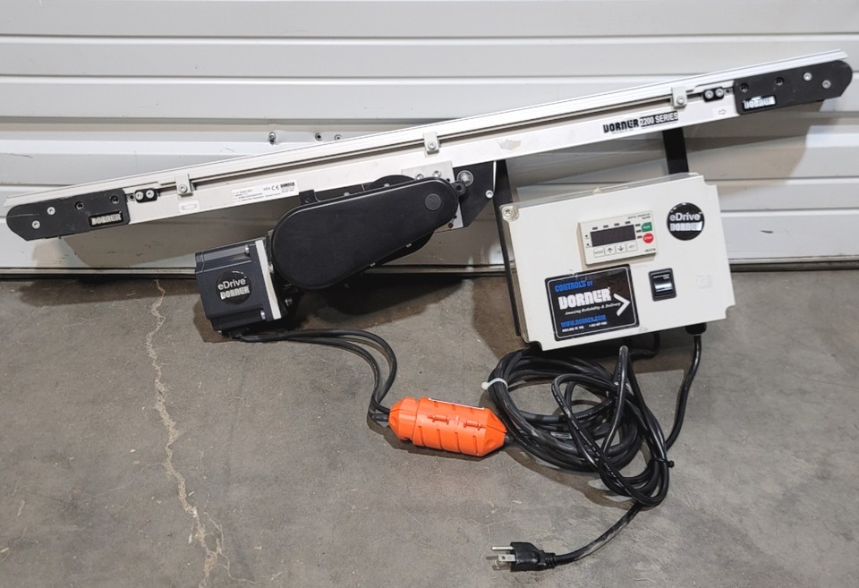 Dorner 2200 Series Conveyor Belt With e-Drive Motor and Control, 40mm x ...