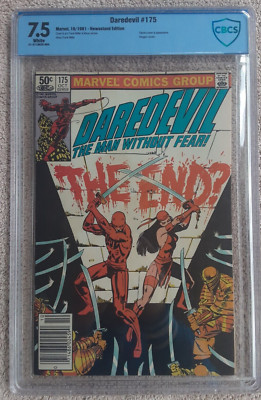 Daredevil #175 (Marvel, 10/81) CBCS 7.5 (Elektra appearance) Newsstand ...
