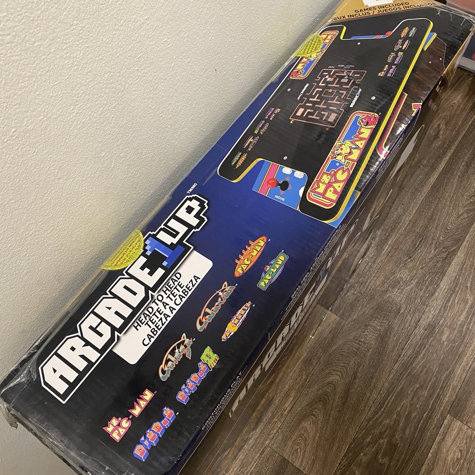 Arcade1UP Ms. PAC-MAN Head-to-Head 8 in 1 Arcade Table, Cocktail 2 ...