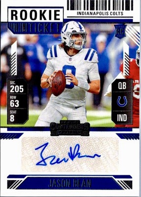 2024 Panini Contenders Jason Bean Rookie Ticket Auto RC Colts | eBay