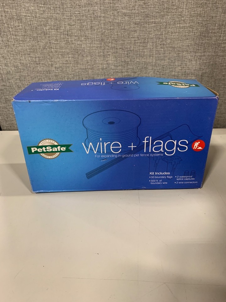 Pet Safe Wire & Flags Kit For In Ground Pet Fence Systems-NEW | eBay