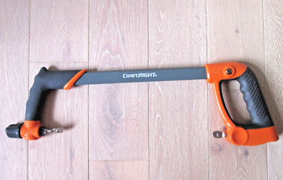 Craftright 300mm Hacksaw Frame Adjustable Cutting Angle Unique Tension ...