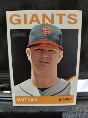 2013 Topps Heritage #350 Matt Cain San Francisco Giants | eBay