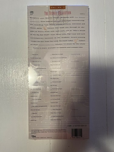 The Disney Collection Volume 1 CD New Sealed Long Box BRAND NEW ...