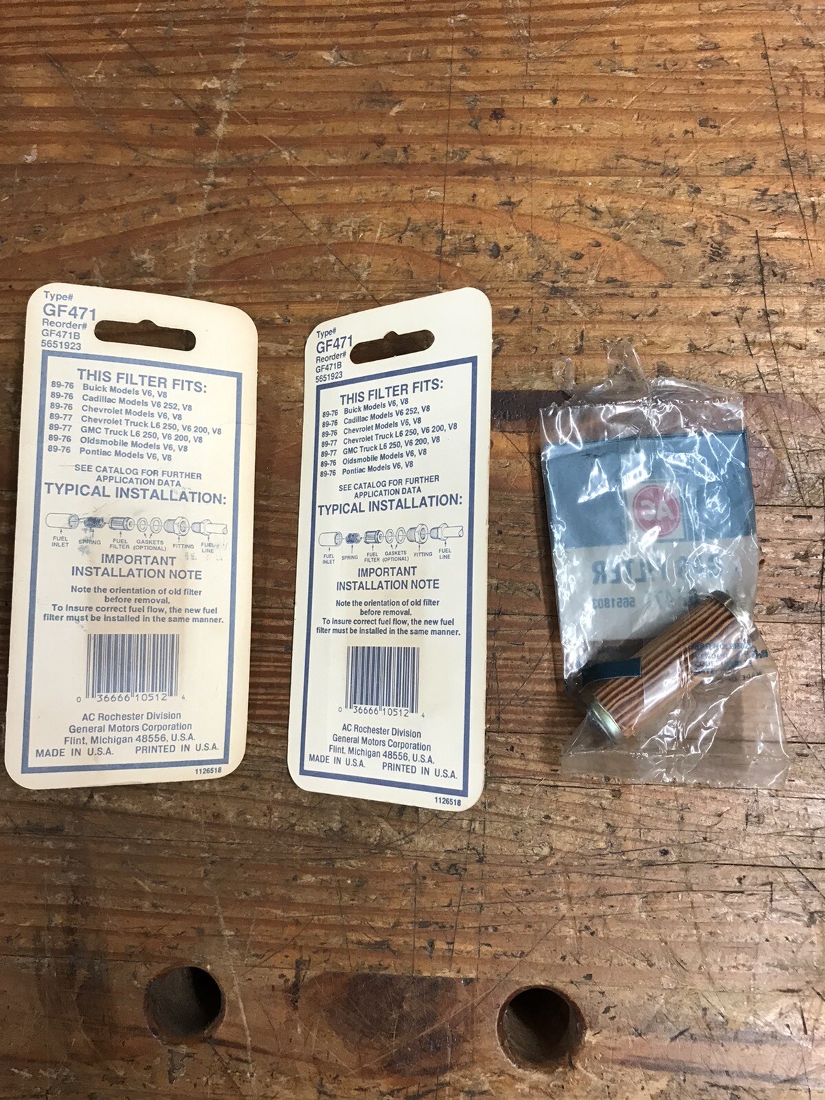 GF471 AC Fuel Filters Gas Delco | eBay