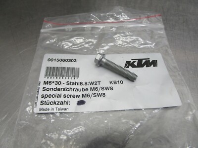 OEM KTM HH Collar Screw 6x30 0015060303 | eBay