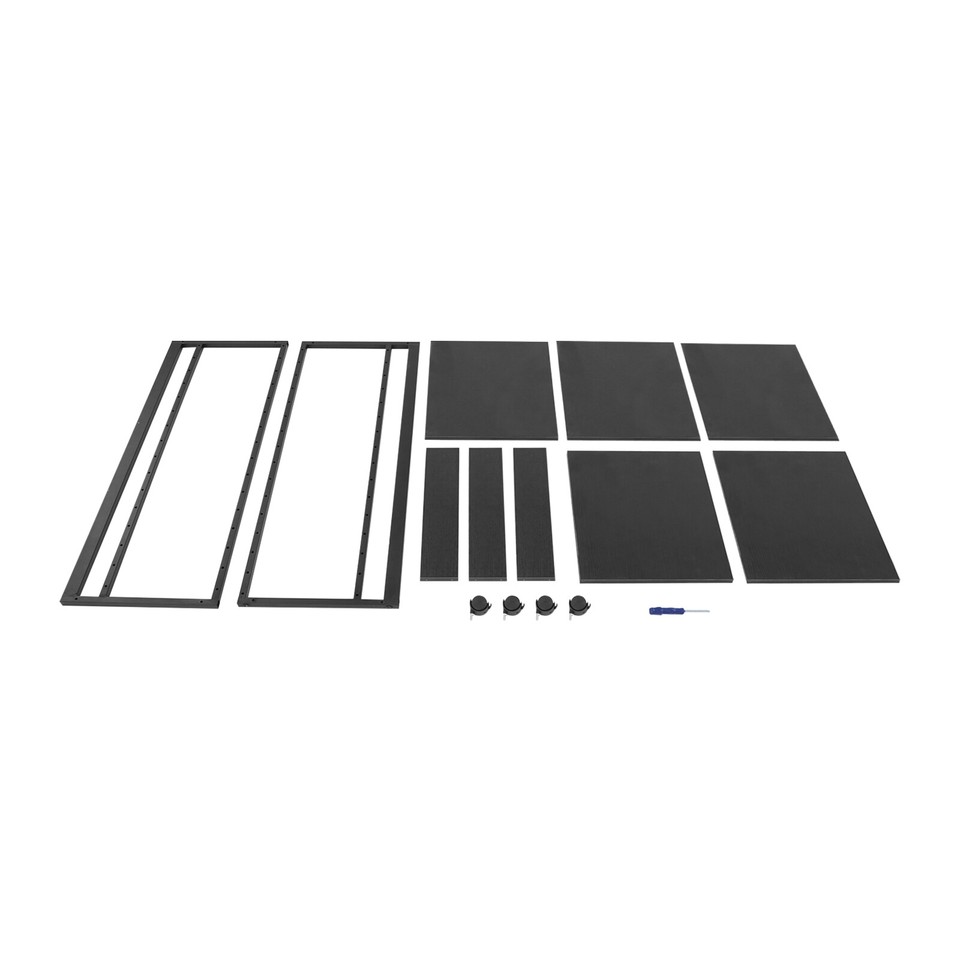 Freestanding Audio Rack AV Tower Media Stand 5-Tier Electronics ...