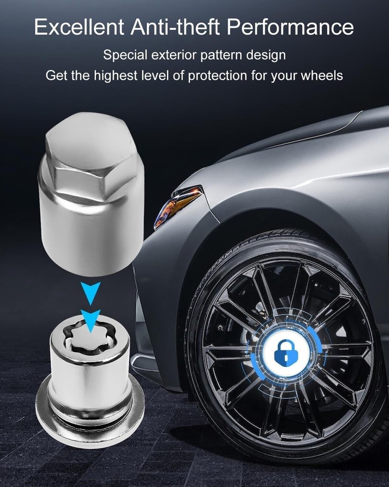 Alloy Wheel Lock Lug Nut Set For Anti Theft For Toyota And Lexus 00276 ...