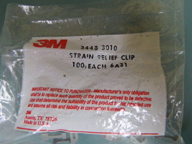 3M 3448-3010 Qty of 207 per Lot Connector Strain Relief For 3000 Series ...
