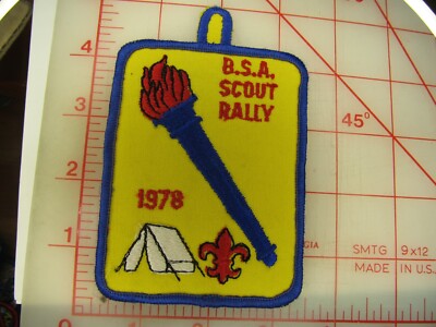 1978 B.S.A. Scout Rally collectible patch (mW) | eBay