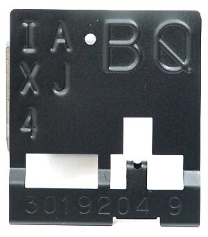 69 70 71 72 Chevelle Harrison Radiator ID Tag GM# 3019204 (BQ) 396 454 ...