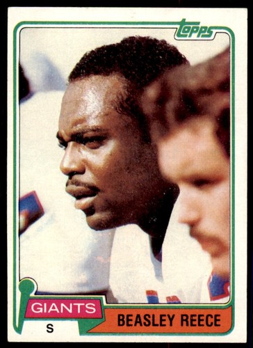 1981 Topps Football Beasley Reece . New York Giants #504 | eBay