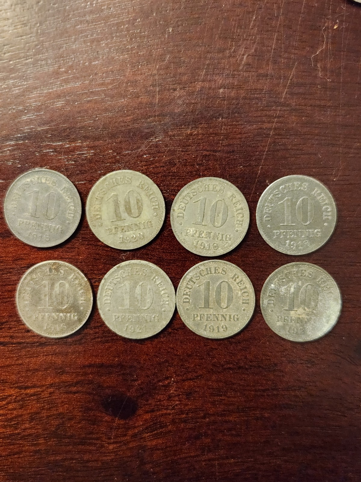 1918-1921 Germany 10 Pfennig Zinc Coin WWI ERA FREE SHIPPING ZINC and ...