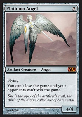 MTG English Platinum Angel NM Normal Magic 2011 Core Set | eBay
