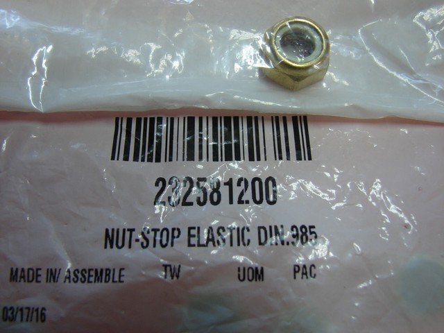 Sea-Doo OEM Hex Nut Elastic M8 Brass 232581200 for sale online | eBay