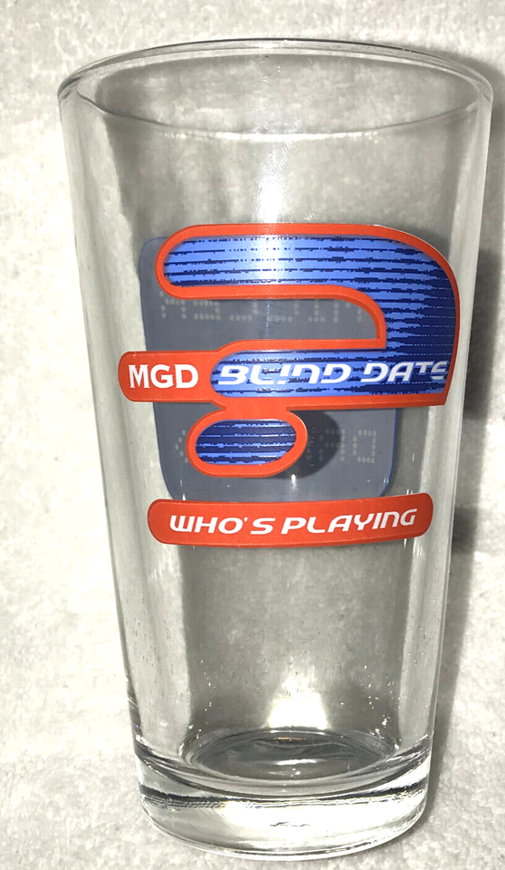 Miller Genuine Draft Beer 16 OZ Pint Libbey 5139 Shaker Glass NEW Blind ...