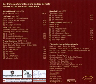 DER OCHSE AUF DEM DACH UND ANDERE VERBOTE NEW CD 9003643988927| eBay