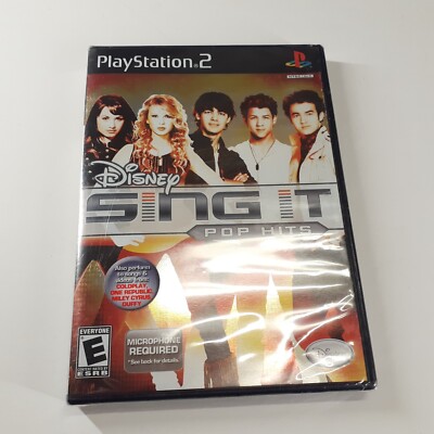 Disney Sing It ~ Pop Hits for Playstation 2 PS2 Music Game , NEW Sealed ...