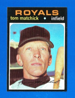 1971 Topps BASEBALL SET BREAK #321 TOM MATCHICK KANSAS CITY ROYALS (JP1 ...