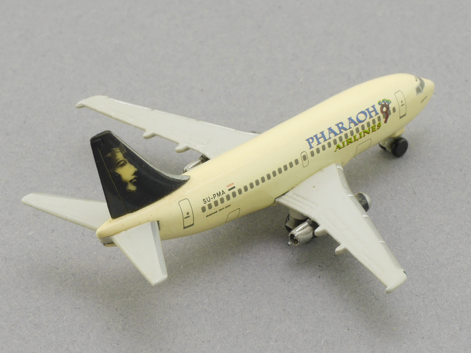 Herpa 512367 Boeing 737-200 Pharaoh Airlines SU-PMA Airplane OVP 1606 ...