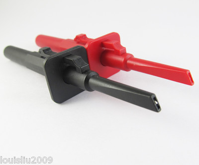 10pcs 12-0003 1000V 10A 4mm Safe & Fast Test Hook Clips Probes Adapter ...