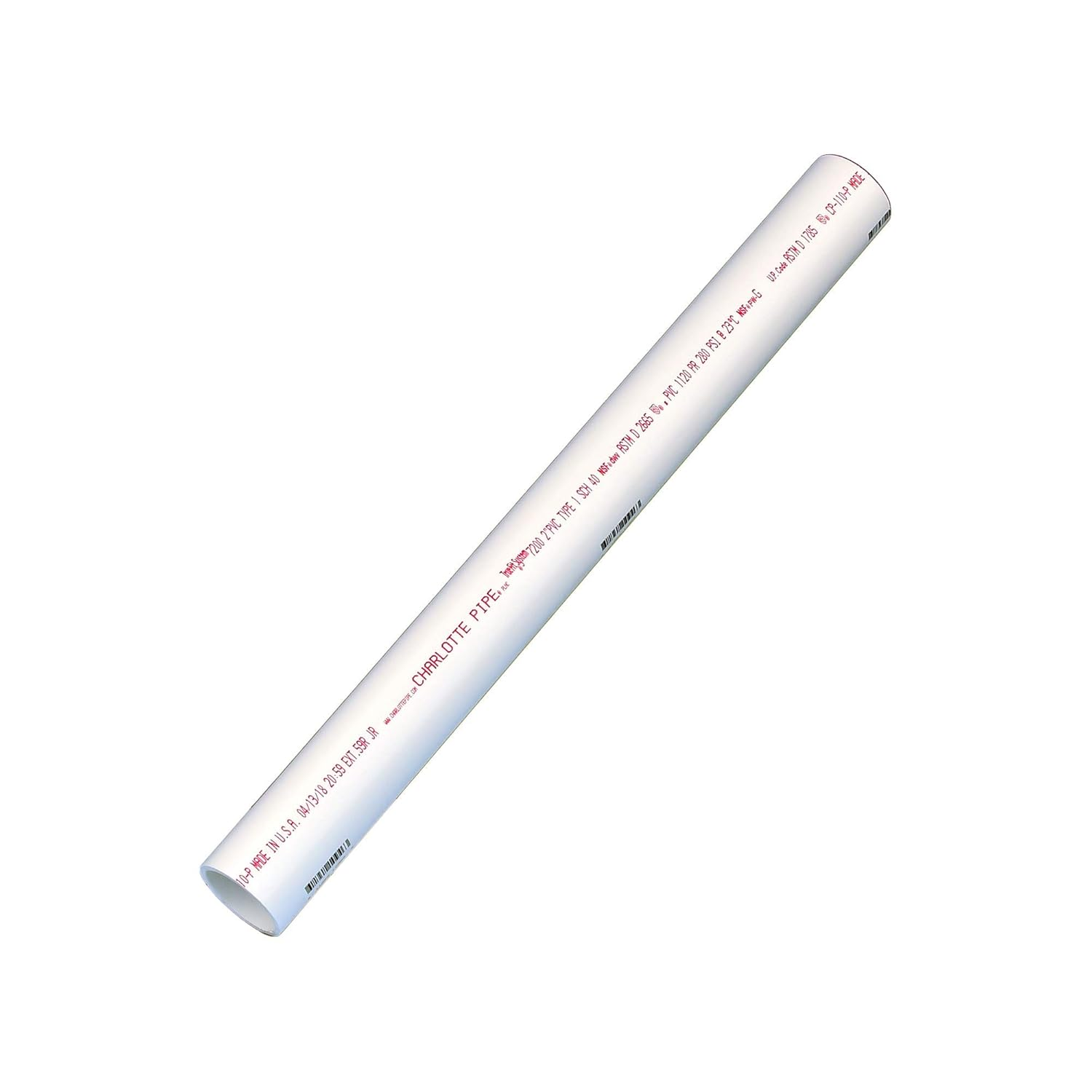 2 in X 2 FT PVC/DWV SCH 40 PE PIPE PRESSURE and DWV (DRAIN, WASTE and ...