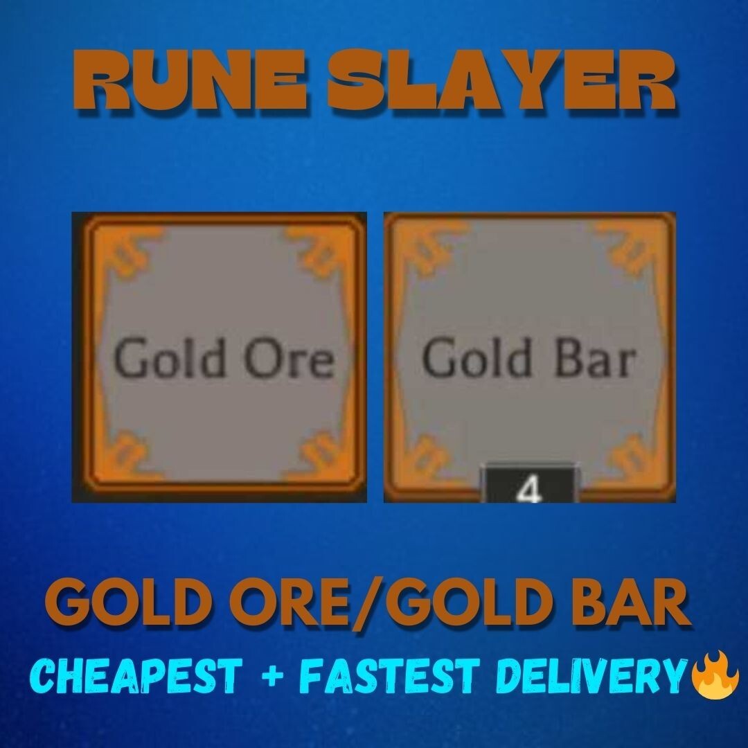 Rune Slayer | Gold ORE/Gold Bar Cheapest💸 | Fastest Delivery⚡ | eBay