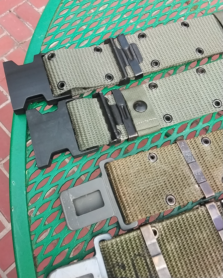 Vintage US Military Surplus Tactical Equipment Nylon Belts Sizes S-L ...