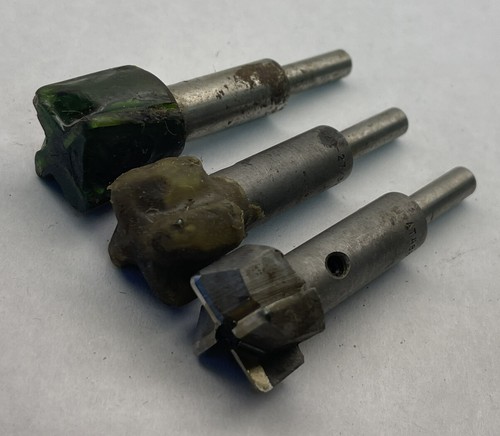 Lot Of 3 Counterbore Cutter 4-Flute Straight Shank Spotfacer 27/32 ...