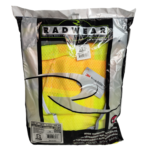 Radians Heavy-Duty Class 2 Type R ANSI 107 Two-Tone Engineer Vest SV55 ...