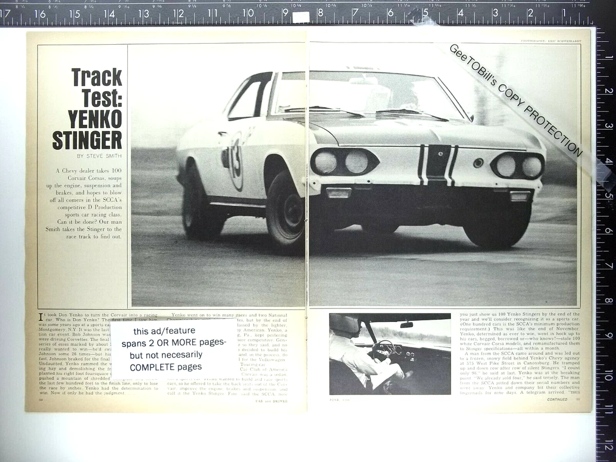 Chevrolet Corvair Yenko Stinger