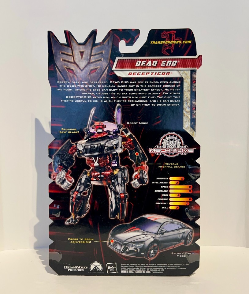 Hasbro Transformers Revenge of the Fallen Dead End Deluxe Class MISB ...