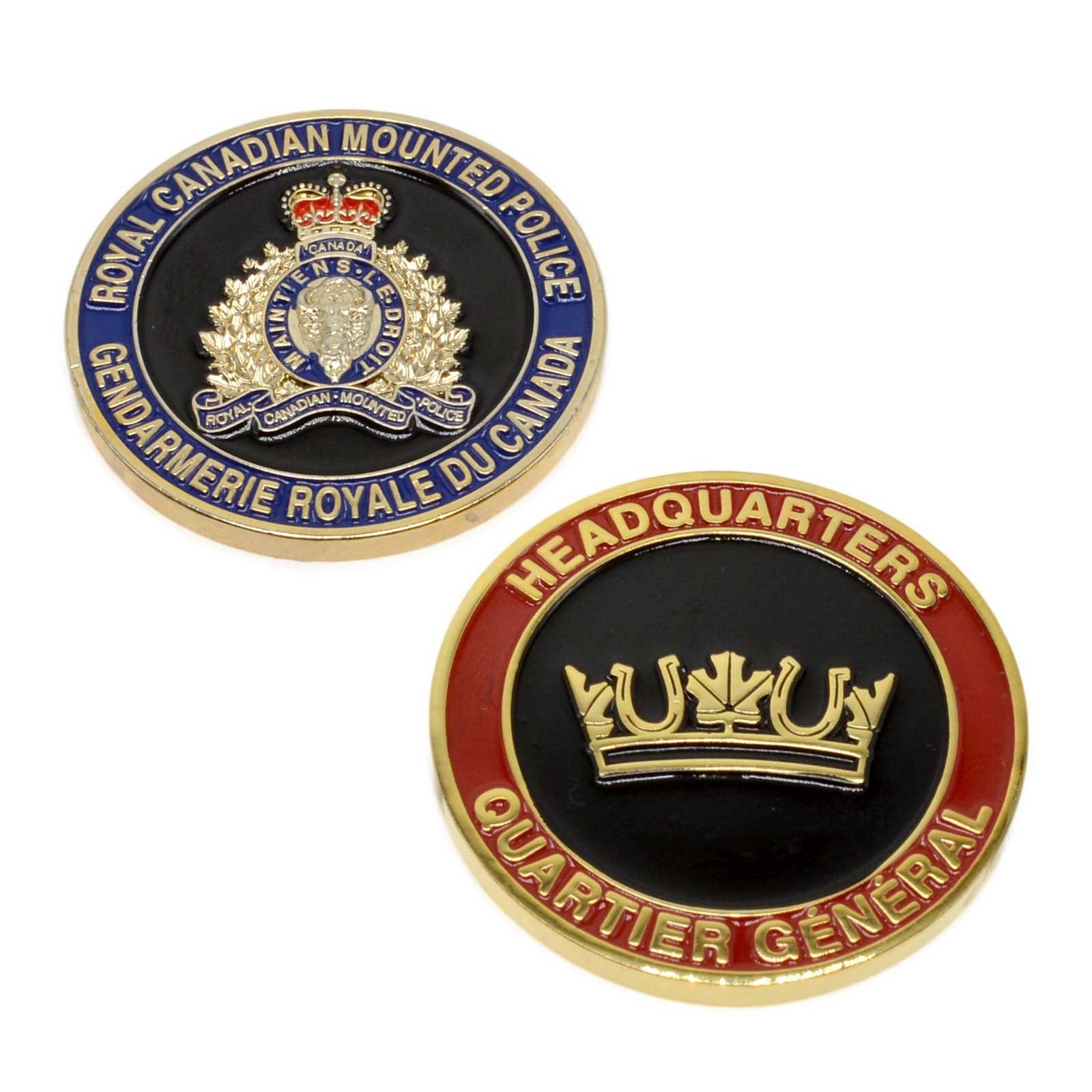 RCMP Police Challenge Coin Headquarters Division Royal Canadian Mounted ...