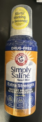 Simply Saline Adult Nasal Mist Extra Strength For Severe Congestion 4.6 ...