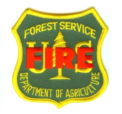 FOREST FIRE FIGHTER HOT SHOTS US FOREST SERVICE FIREFIGHTER INSIGNIA ...