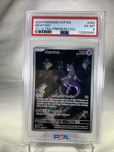Mewtwo 2023 Pokemon SVP Black Star Promo #052 151 Ultra Premium ...