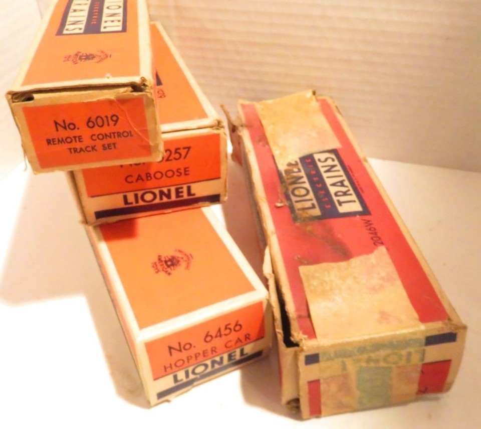LIONEL POST-WAR TRAINS - FOUR EMPTY BOXES- FAIR - B2R | eBay